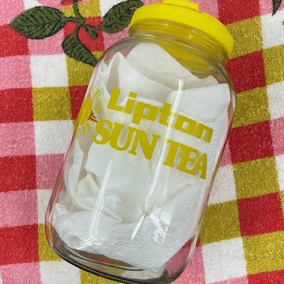 Vintage | Kitchen | Vintage Lipton Sun Tea Suntea Glass Container ...